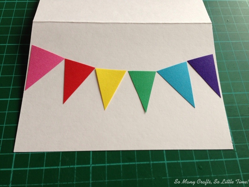 Tutorial: How to make your own bunting cards - Hello! Hooray!