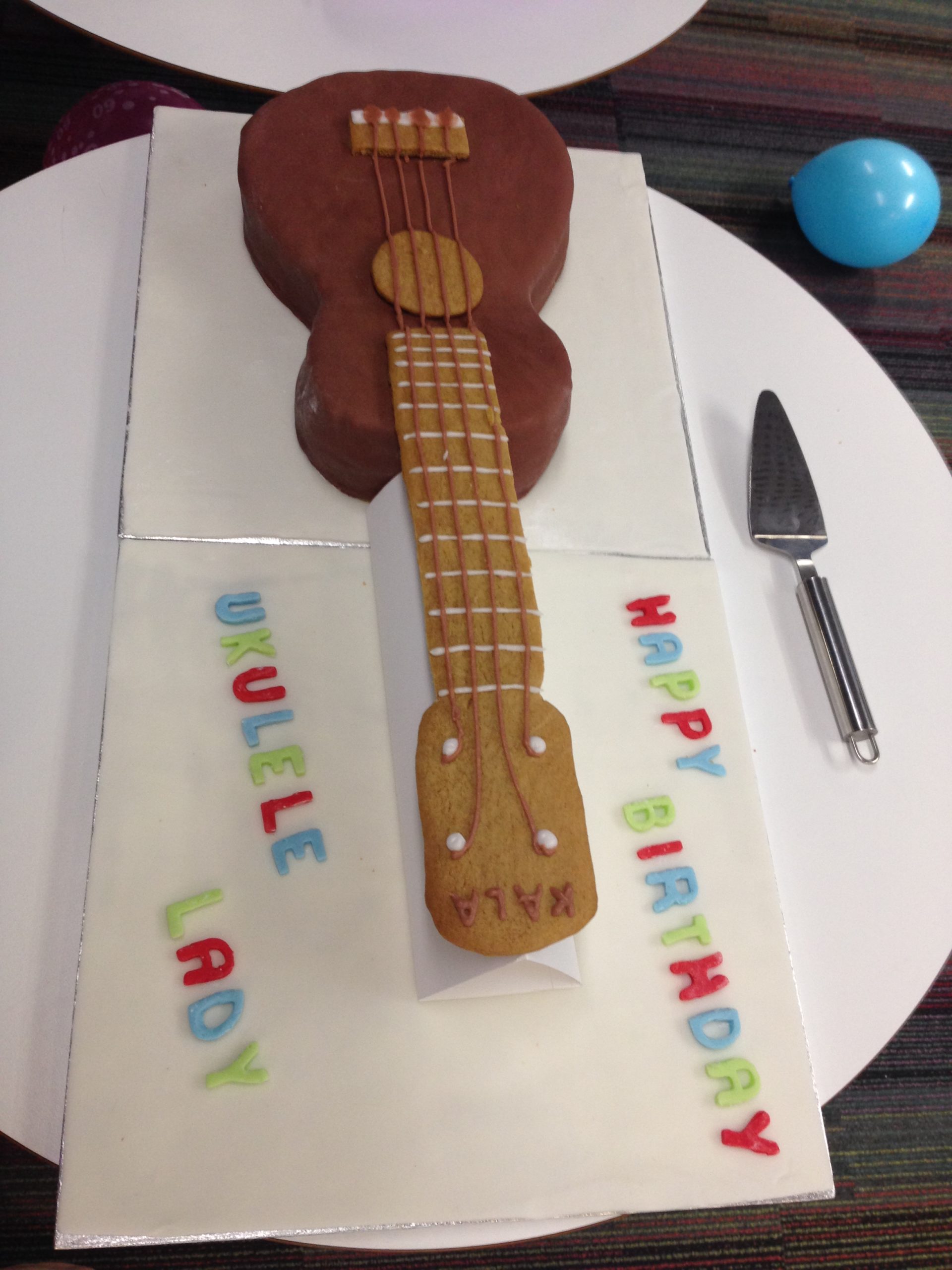 Ukulele Celebration Cake - Hello! Hooray!
